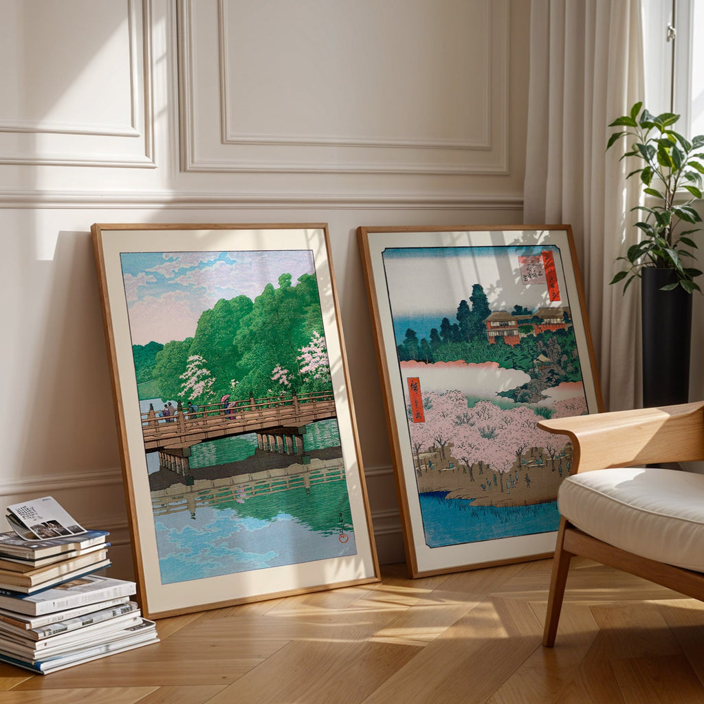 Le pont Akasa Benkei de Kawase Hasui – Cartes-gravures.com
