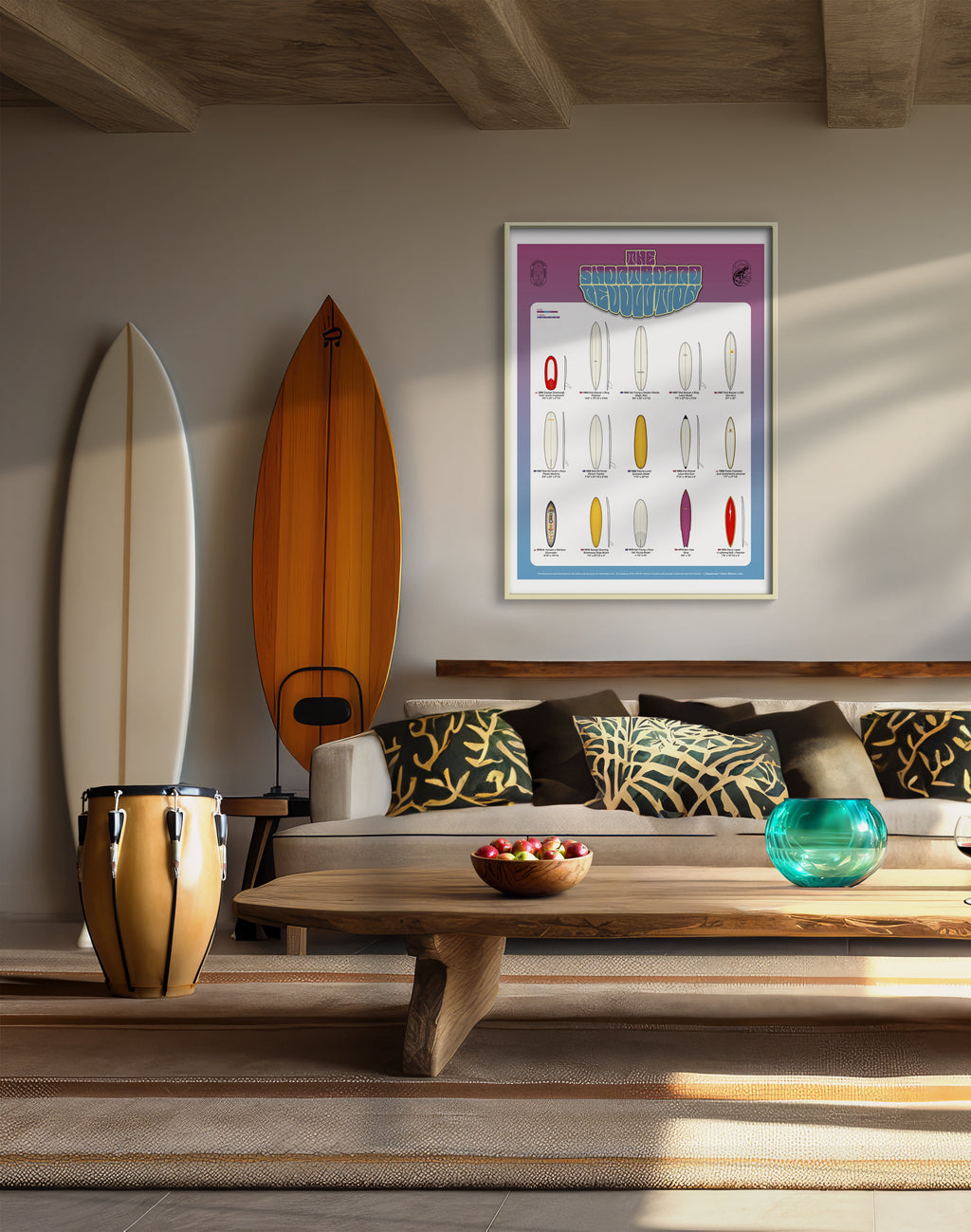 The Shortboard Revolution de Shapeologie Project – Cartes-gravures.com