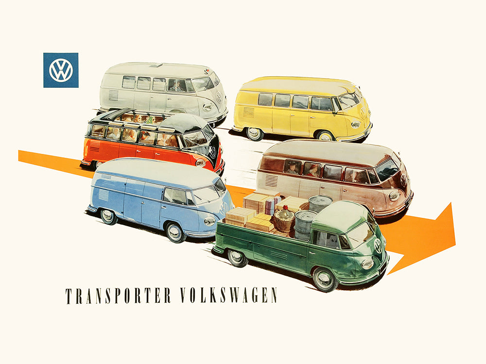 Volkswagen Transporter (Combi) – Cartes-gravures.com